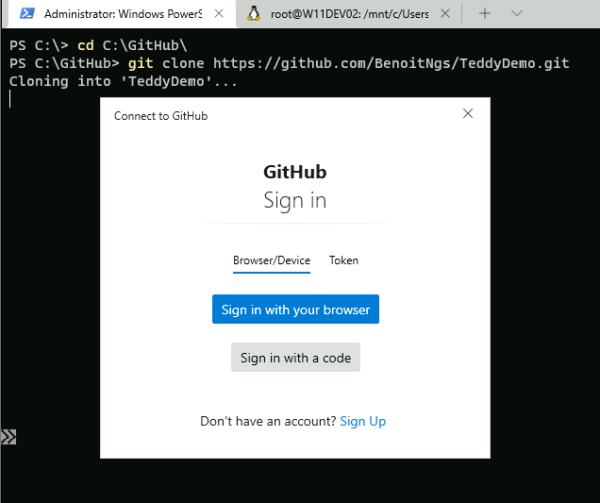 WSL2 - Git install and configure - TeddyCorp