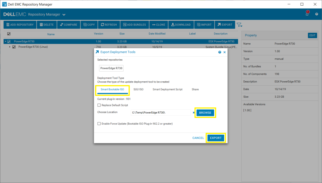 Server DELL - Firmware Upgrade DRM - TeddyCorp