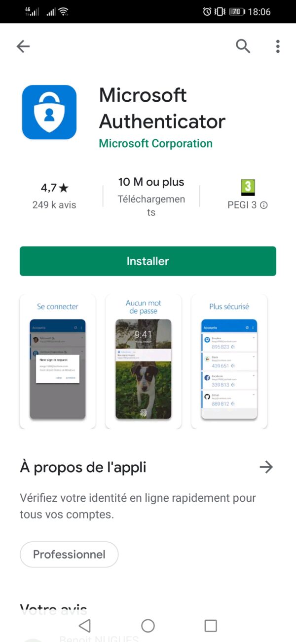 Azure AD - Authentification avec Microsoft Authenticator App - TeddyCorp